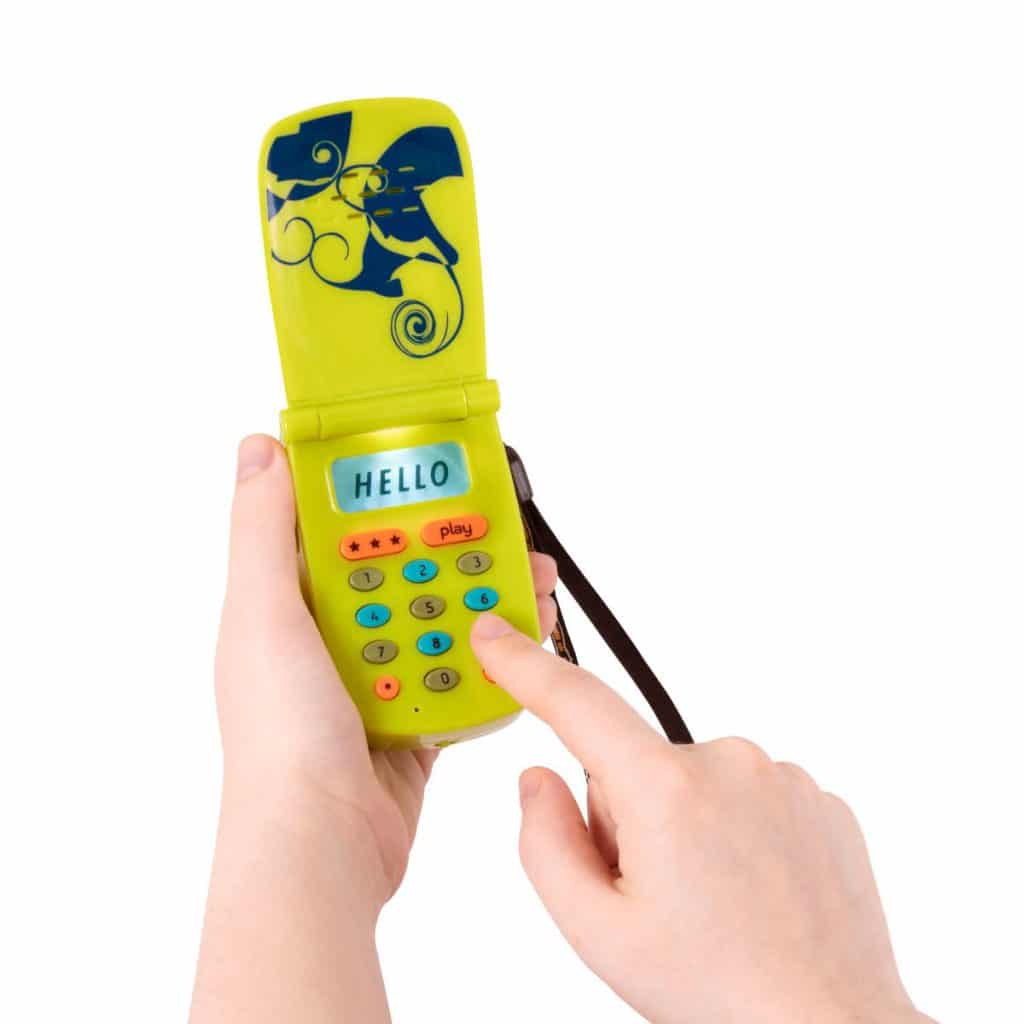 Hellophone - Green | Interactive Toy Cellphone | B. toys