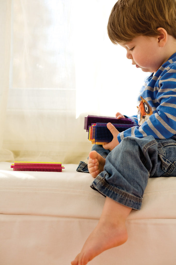 Bristle Blocks Stackadoos | Building Play Set | B. toys