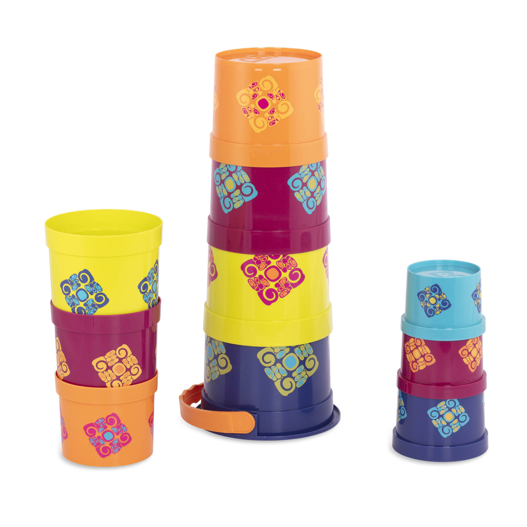 Bazillion Buckets | 10 Stacking Cups | B. toys