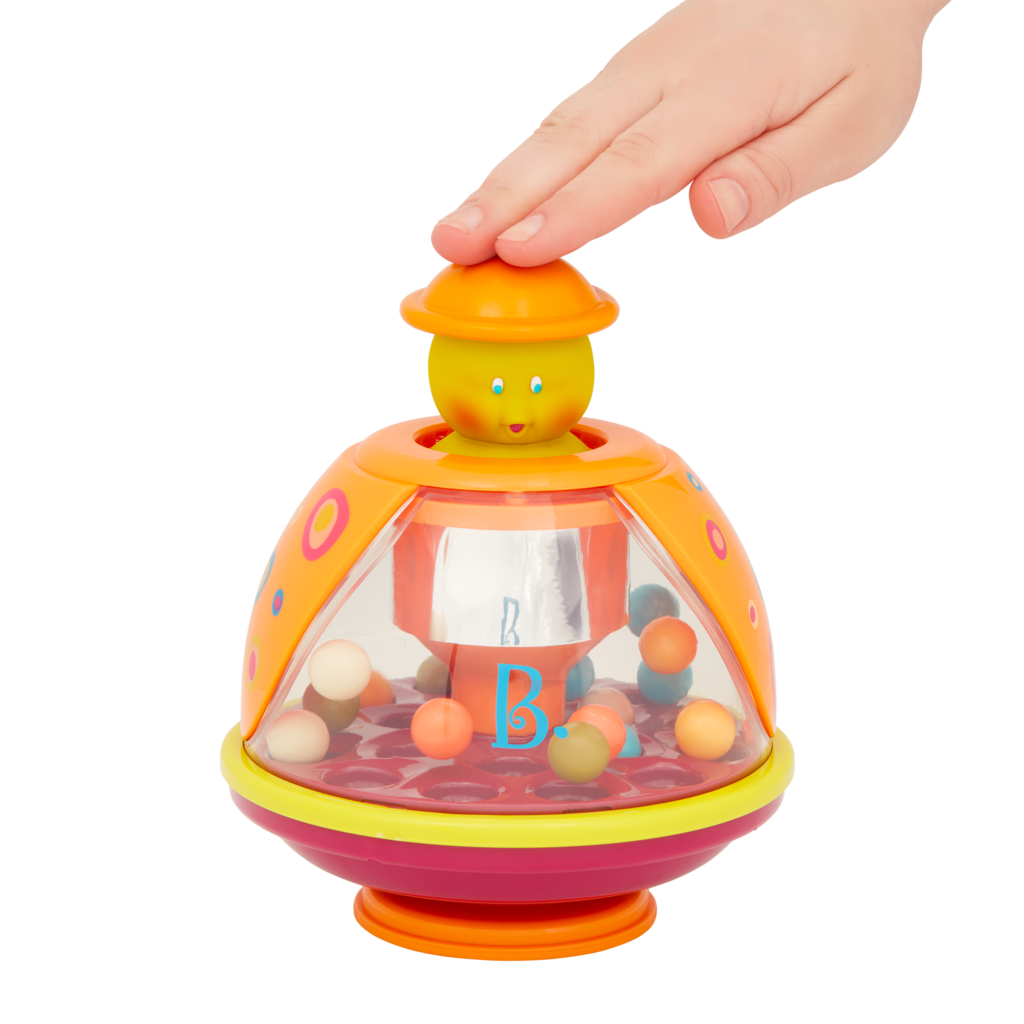 Poppitoppy | Ladybug Ball Popping Toy | B. toys