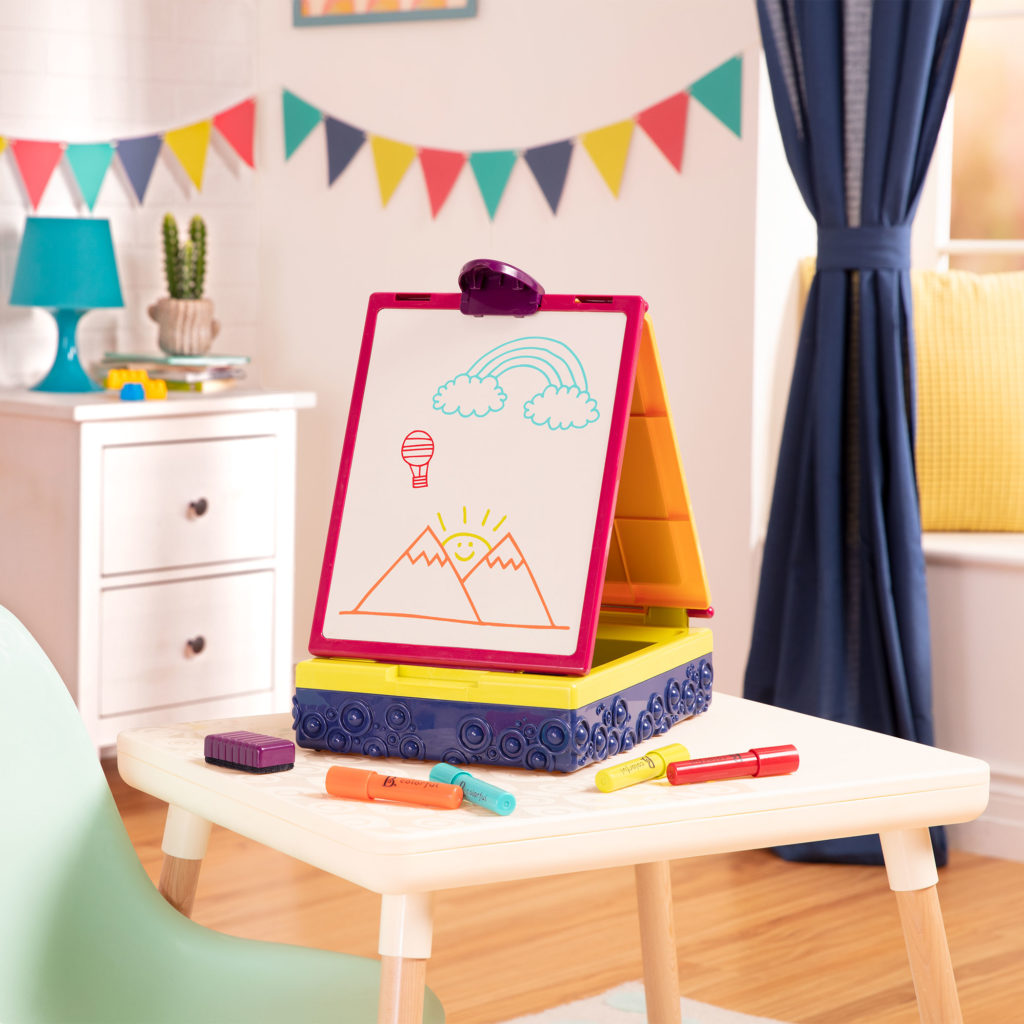 Take it Easel | Tabletop Easel for Kids | B. toys