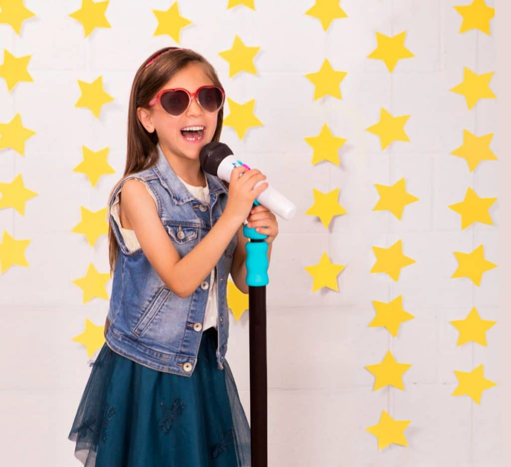 Mic It Shine | Microphone & Stand for Kids | B. toys