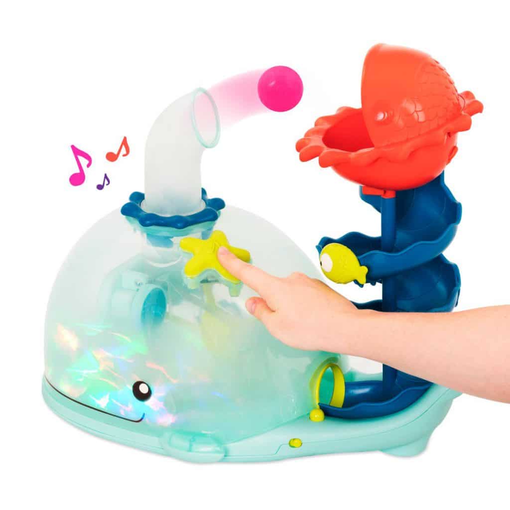 Poppity Whale Pop | Musical Ball Popper | B. toys