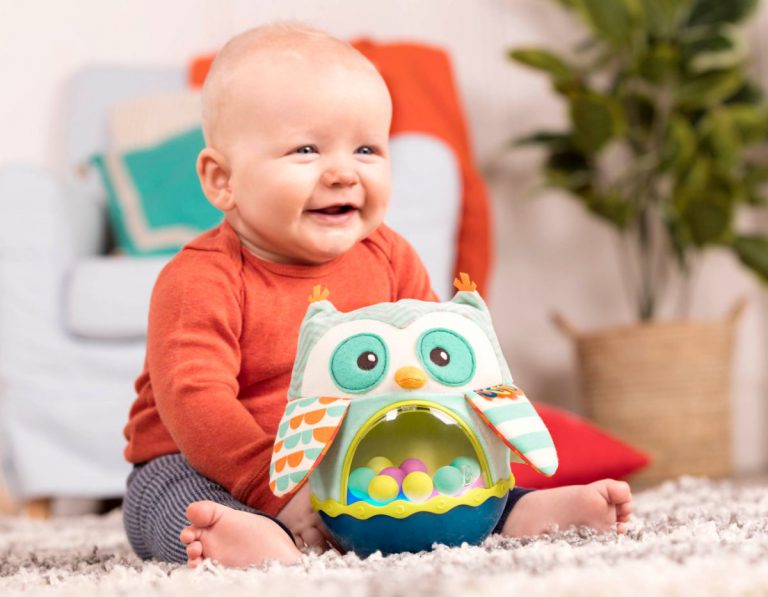 Owl Be Back | Roly-Poly Toy | B. baby