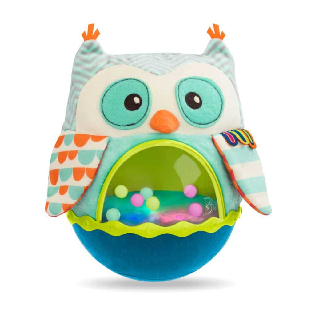 Owl Be Back | Roly-Poly Toy | B. baby
