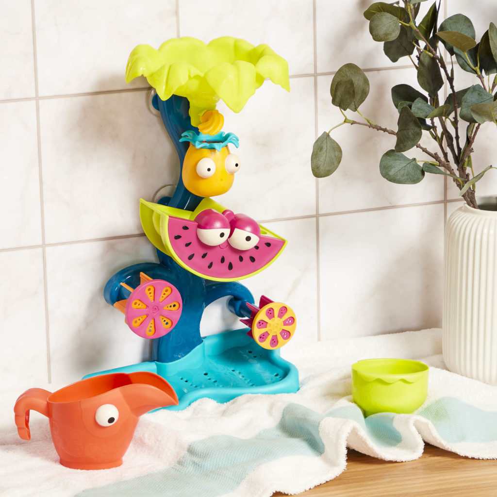Tropical Waterfall | Water Wheel Toy | B. toys