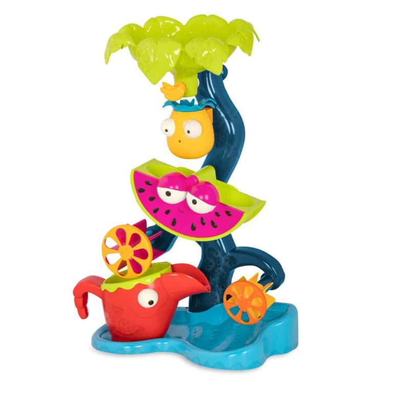Tropical Waterfall | Water Wheel Toy | B. toys