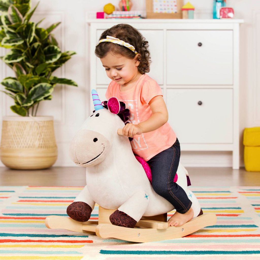 Rodeo Rocker - Dilly-Dally | Unicorn Rocking Toy | B. toys