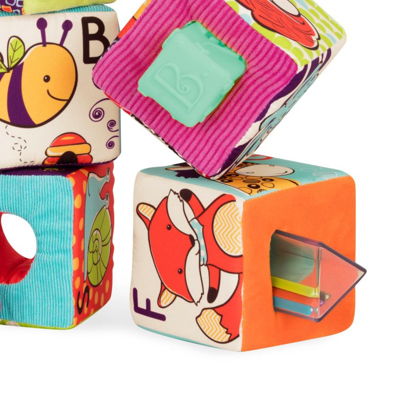 aBc Block Party | Soft Alphabet Blocks & Inserts | B. baby