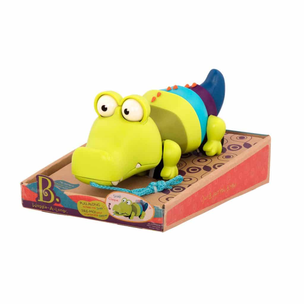Snappity Scott | Crocodile Pull Toy | B. toys