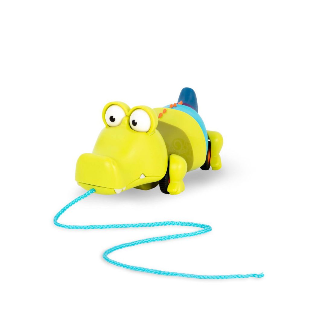 Snappity Scott | Crocodile Pull Toy | B. toys