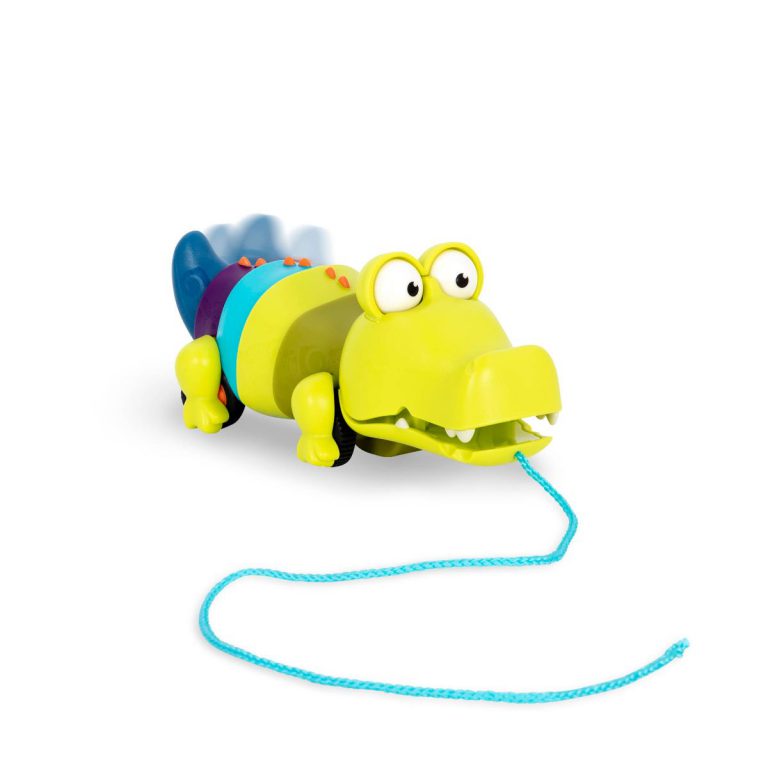 Snappity Scott | Crocodile Pull Toy | B. toys