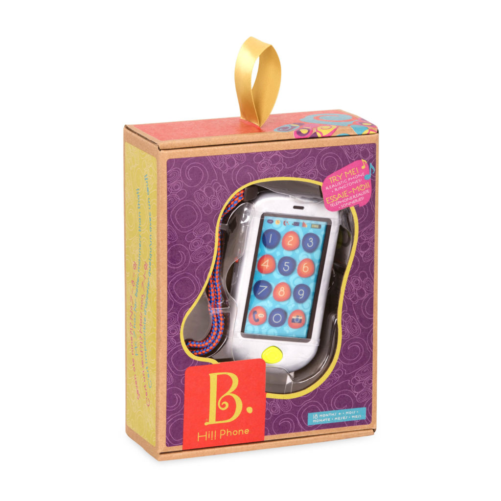 Hi!! Phone - Silver | Toy Smartphone | B. toys