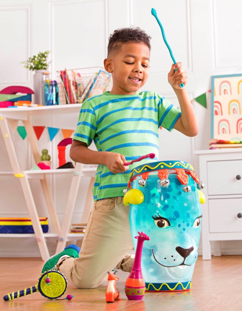 Jungle Jam - Blue | Musical Instrument Set | B. toys