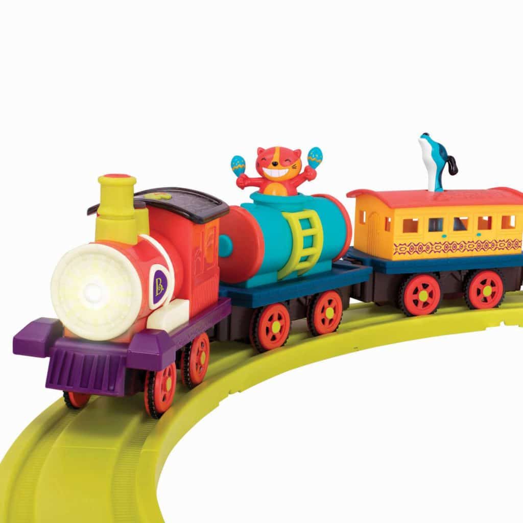 The Critter Express | Musical Train Set | B. toys
