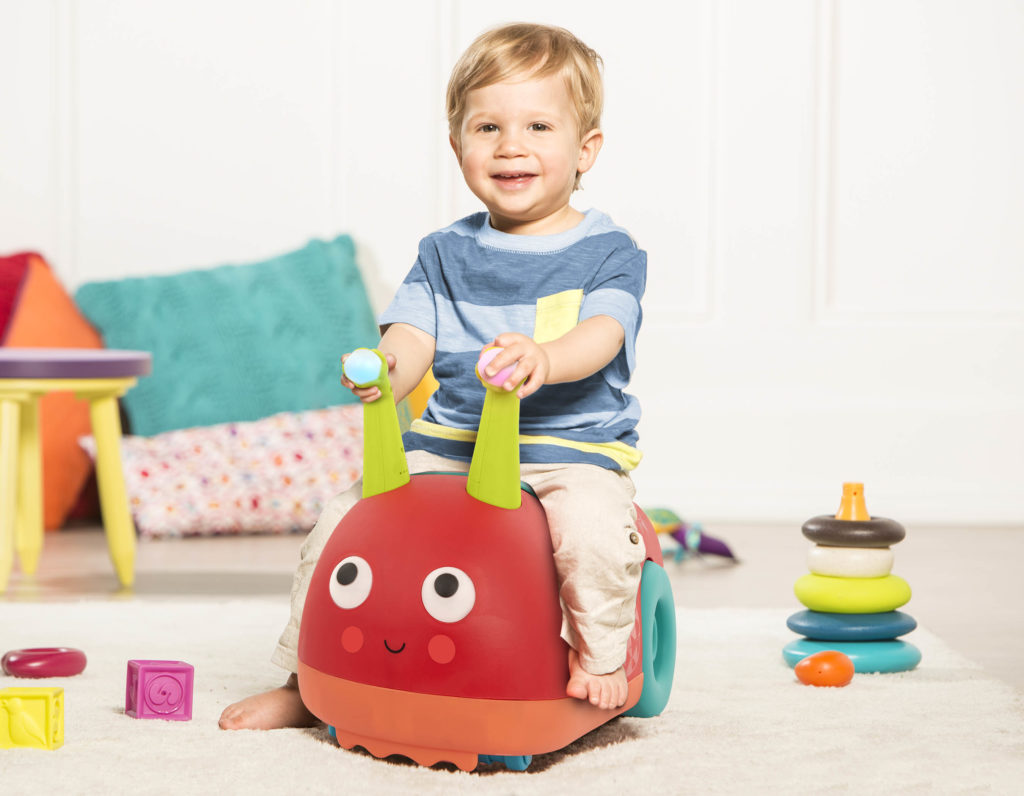 Ladybuggy | Ride-On Toy with Lights & Sounds | B. toys