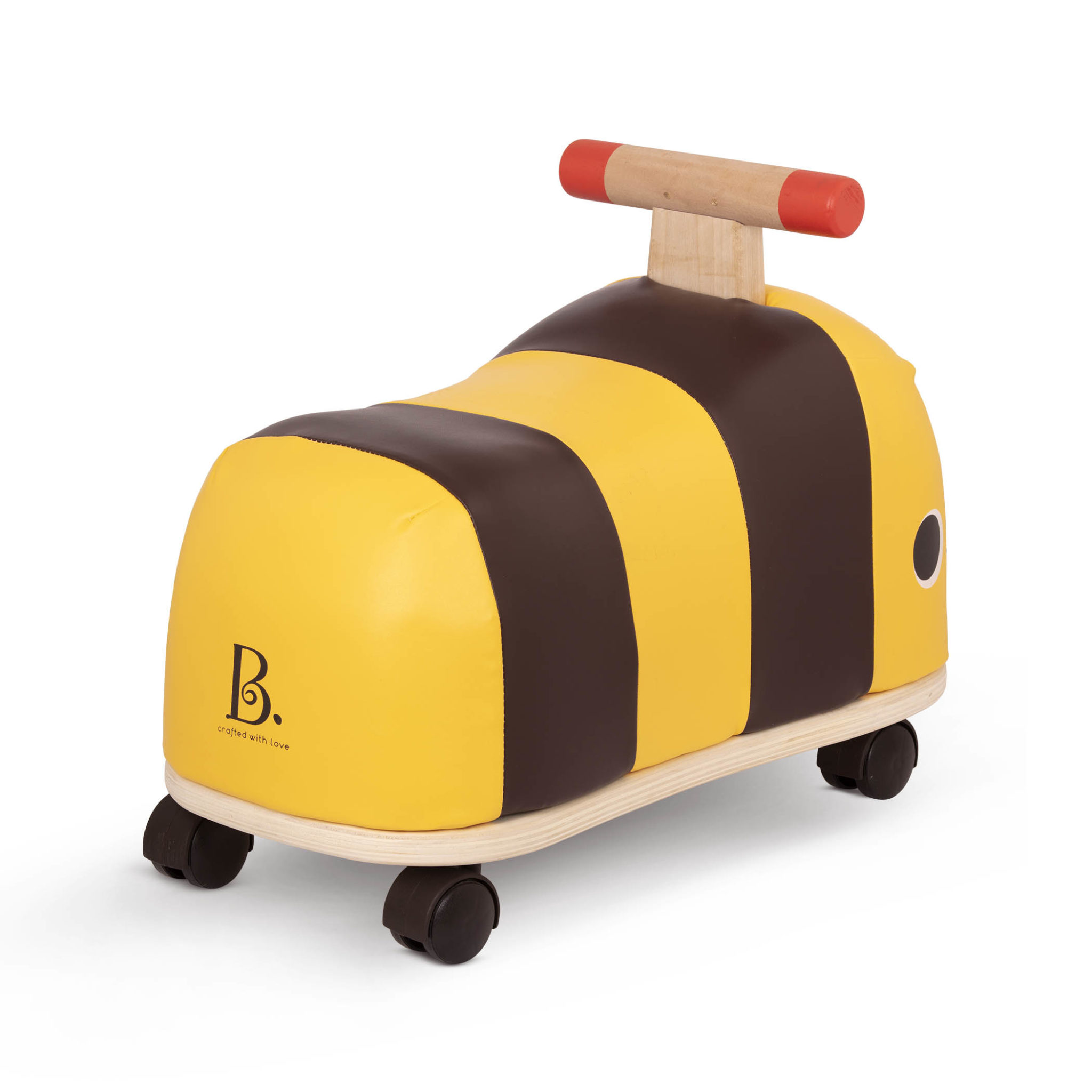Boom Buggy | Wooden Bee Ride-On | B. toys