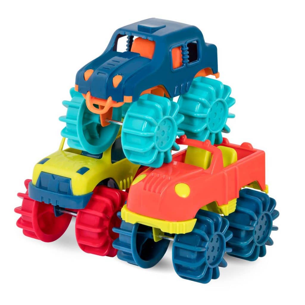 Mini Monster Trucks | 6 Toy Vehicles | B. toys