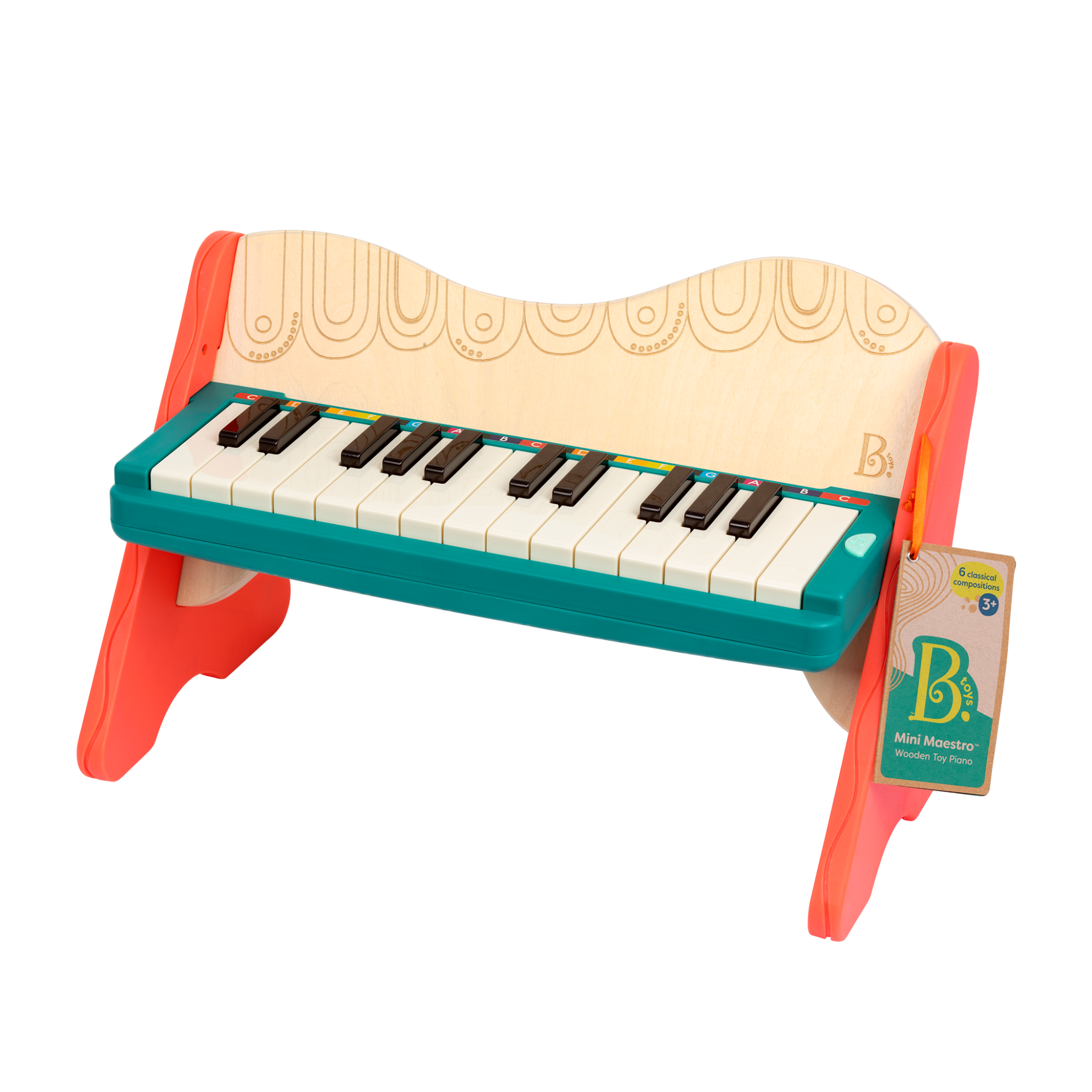 Mini Maestro | Wooden Toy Piano | B. toys