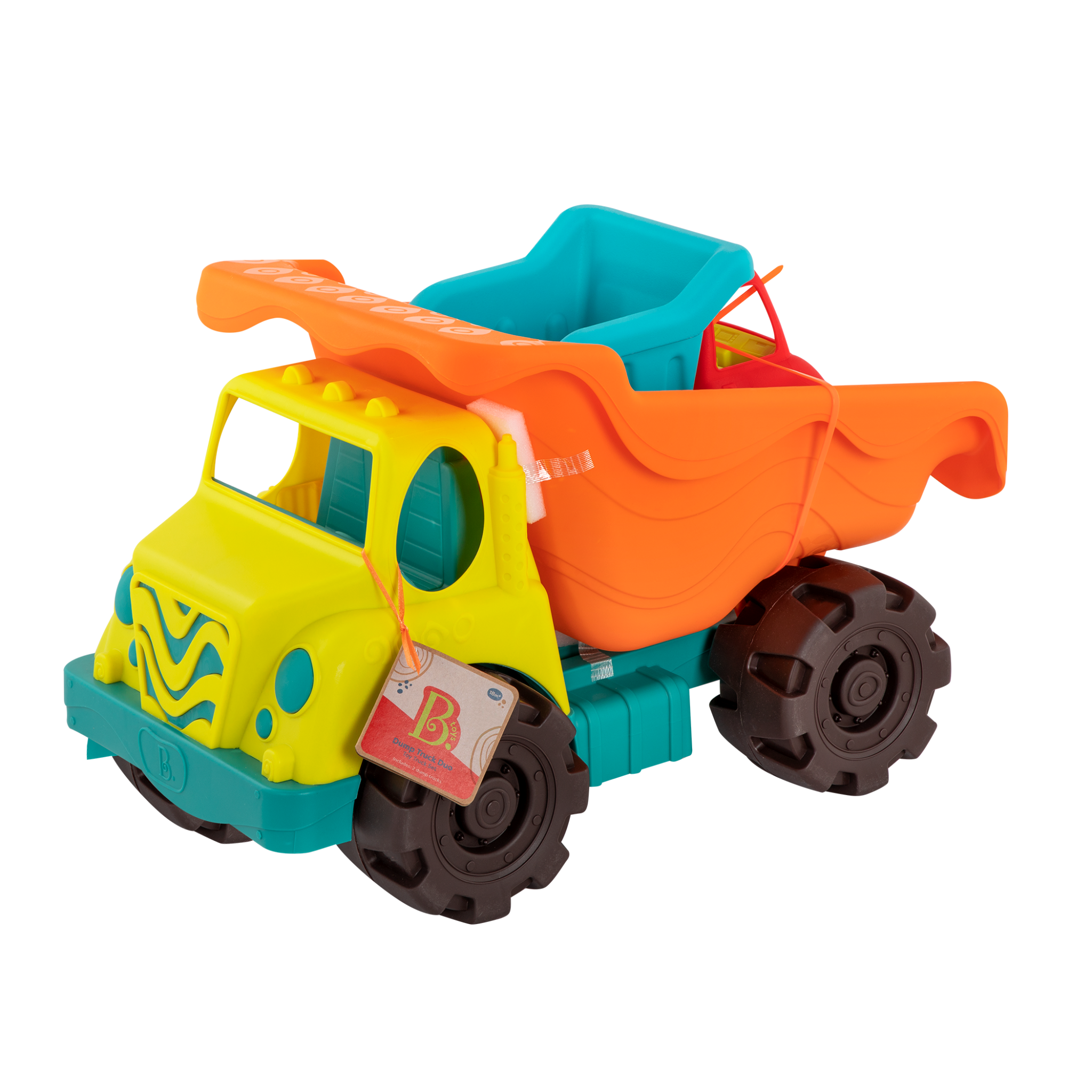 Dump Truck Duo | Toy Truck Set | B. toys