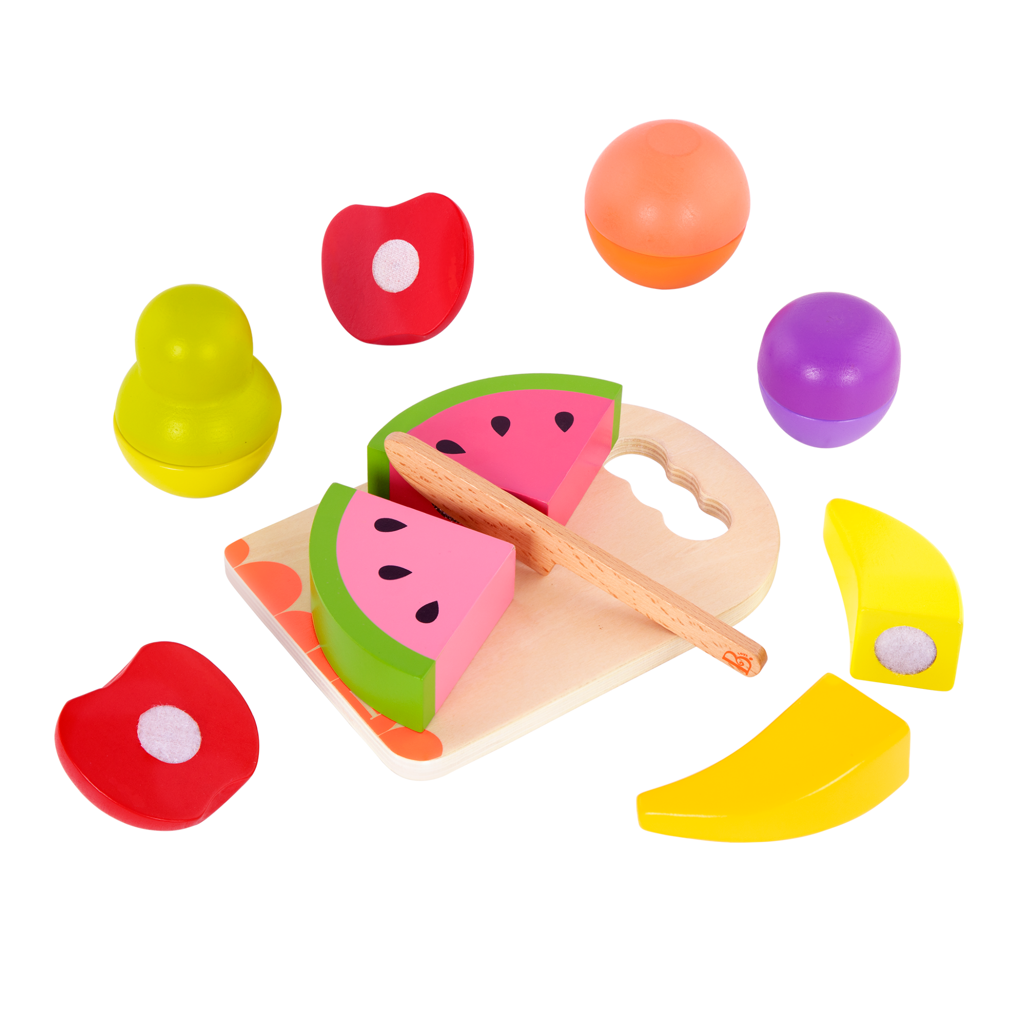 Chop 'n' Play | Choppable Wooden Fruits | B. toys