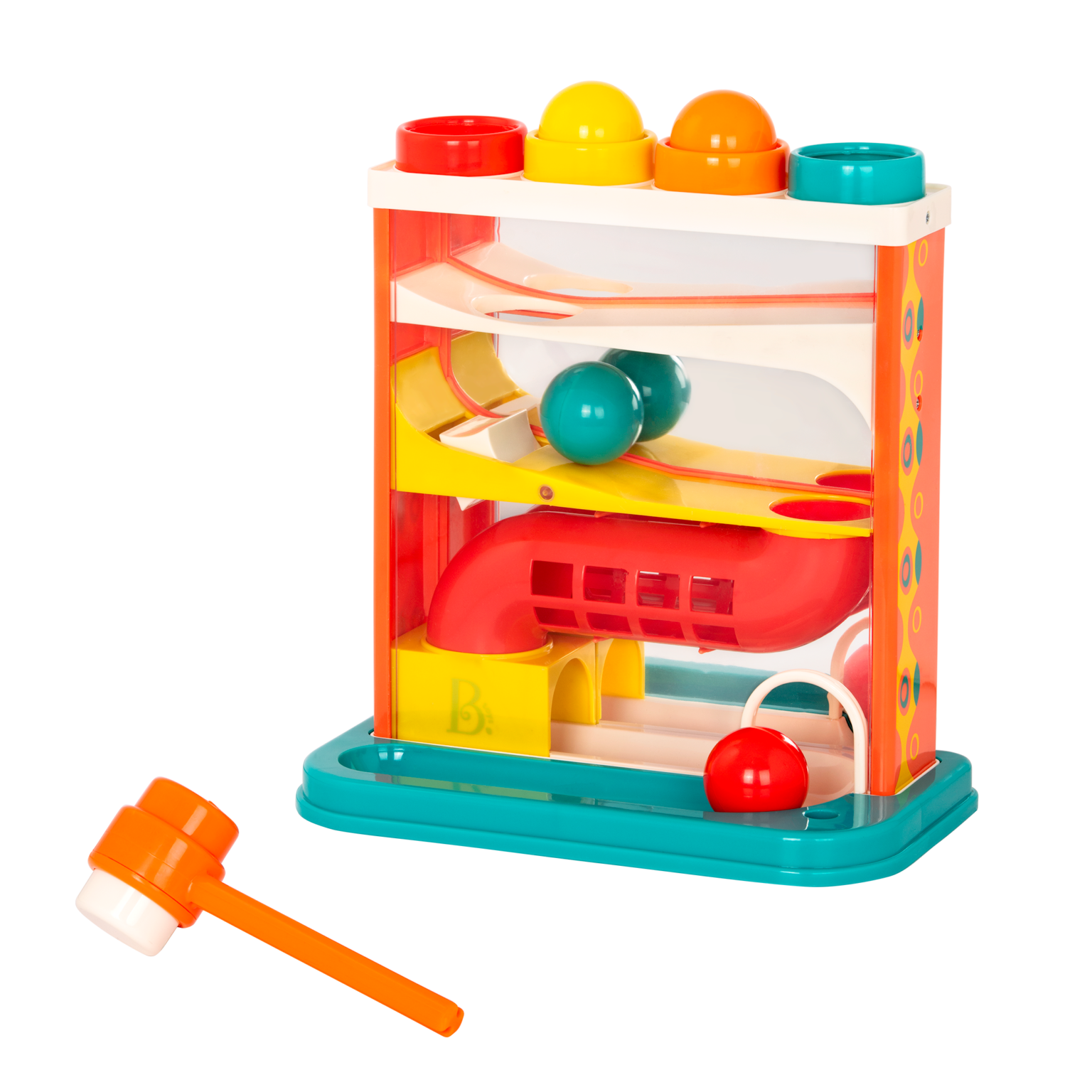 Whacky Ball - Red | Pounding Toy | B. toys