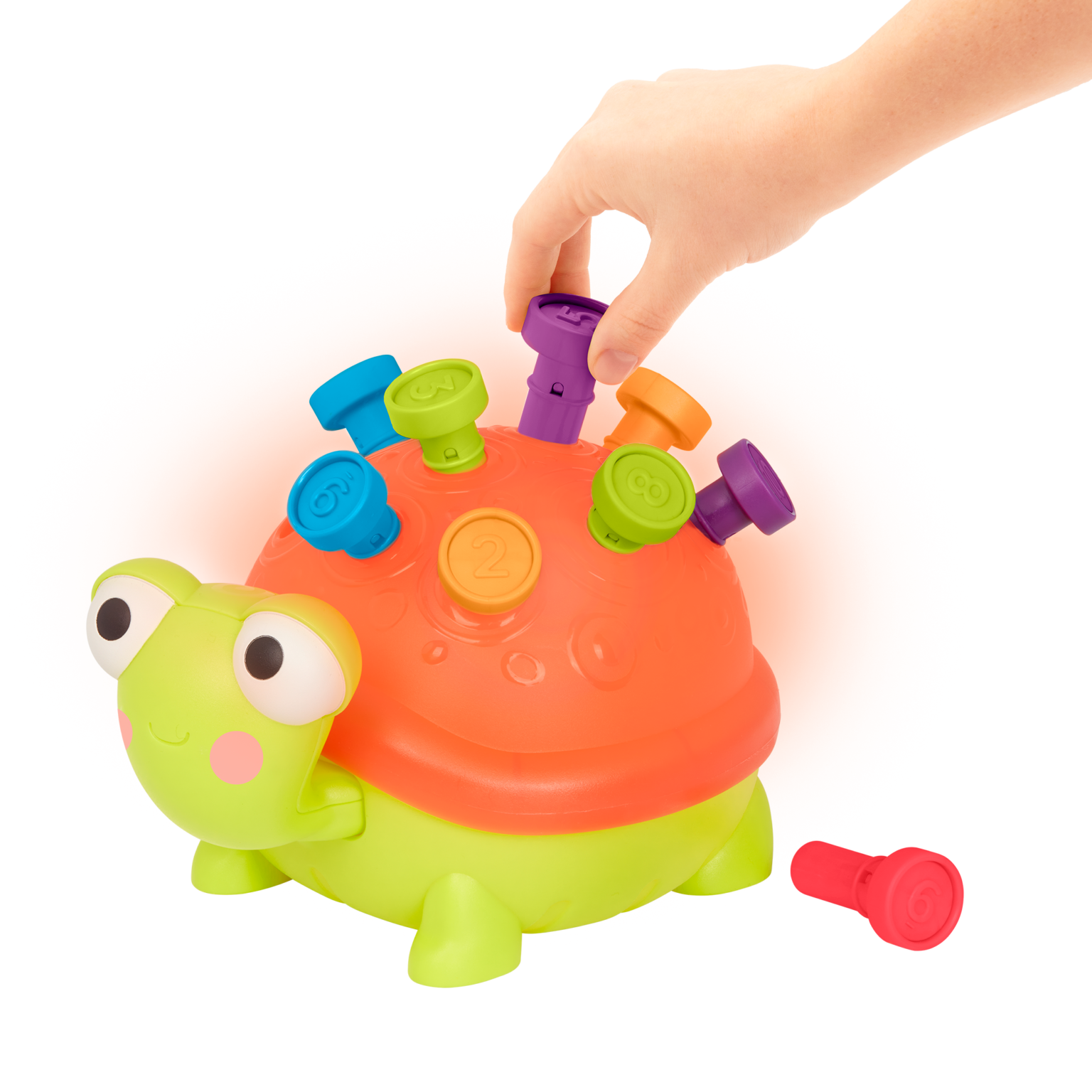 Teaching Turtle | Counting Toy with Lights and Sounds | B. toys