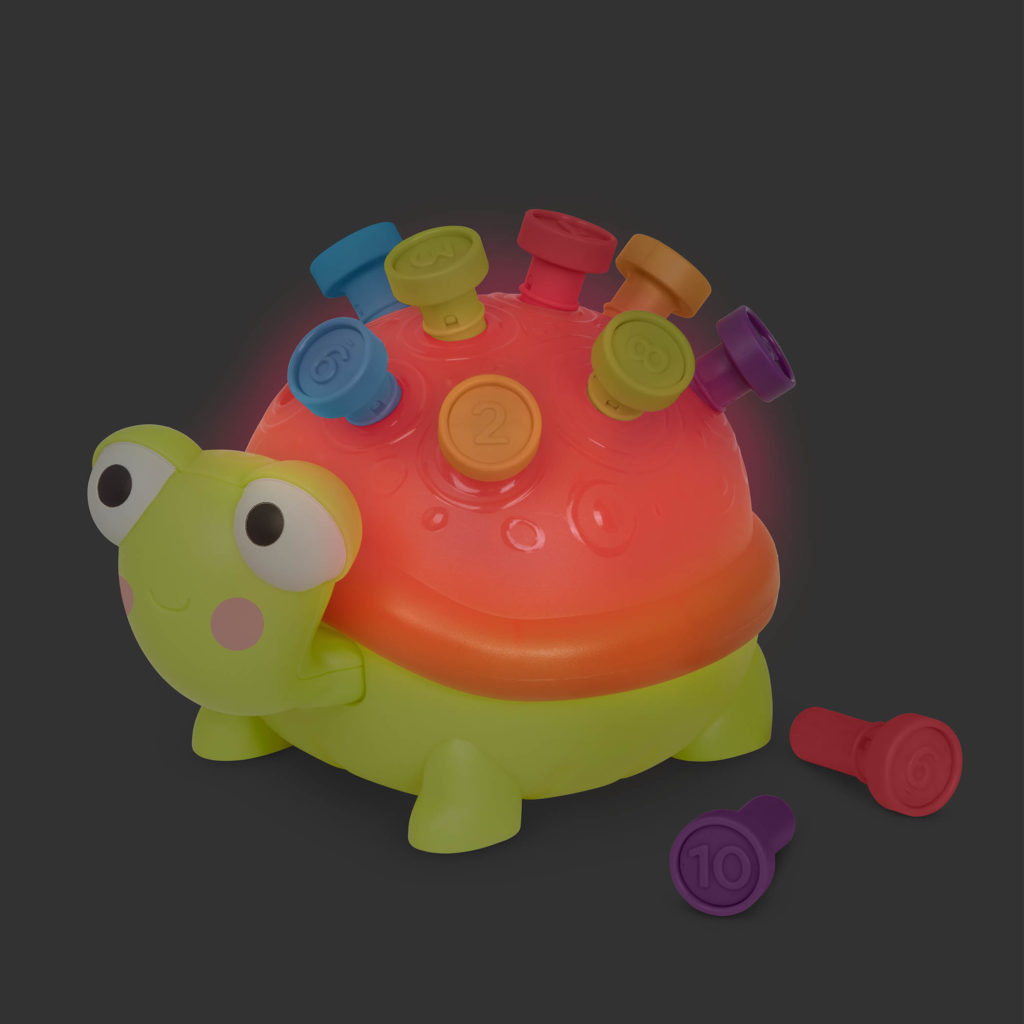 Teaching Turtle | Counting Toy with Lights and Sounds | B. toys