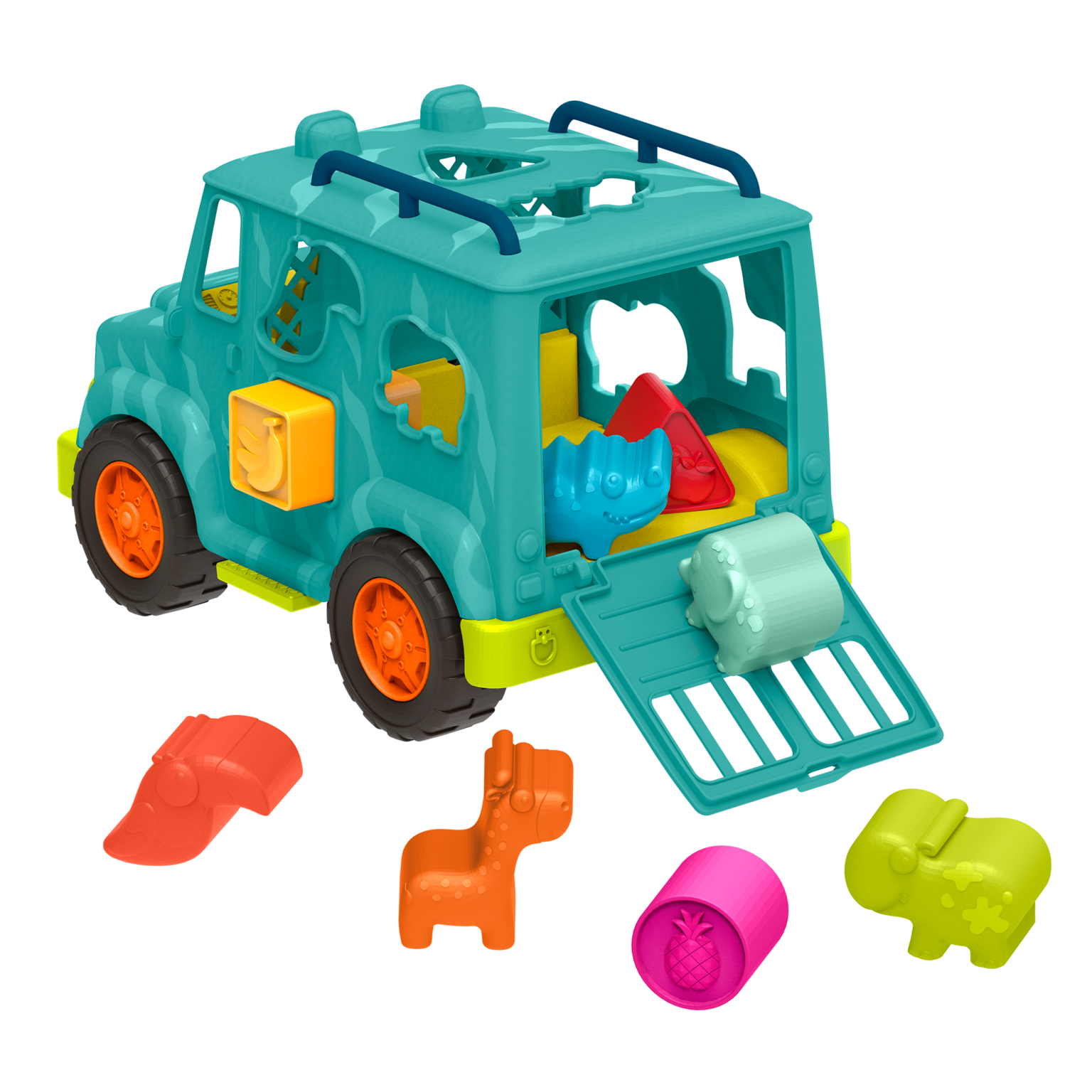 Rollin’ Animal Rescue | Shape Sorter Truck | B. toys