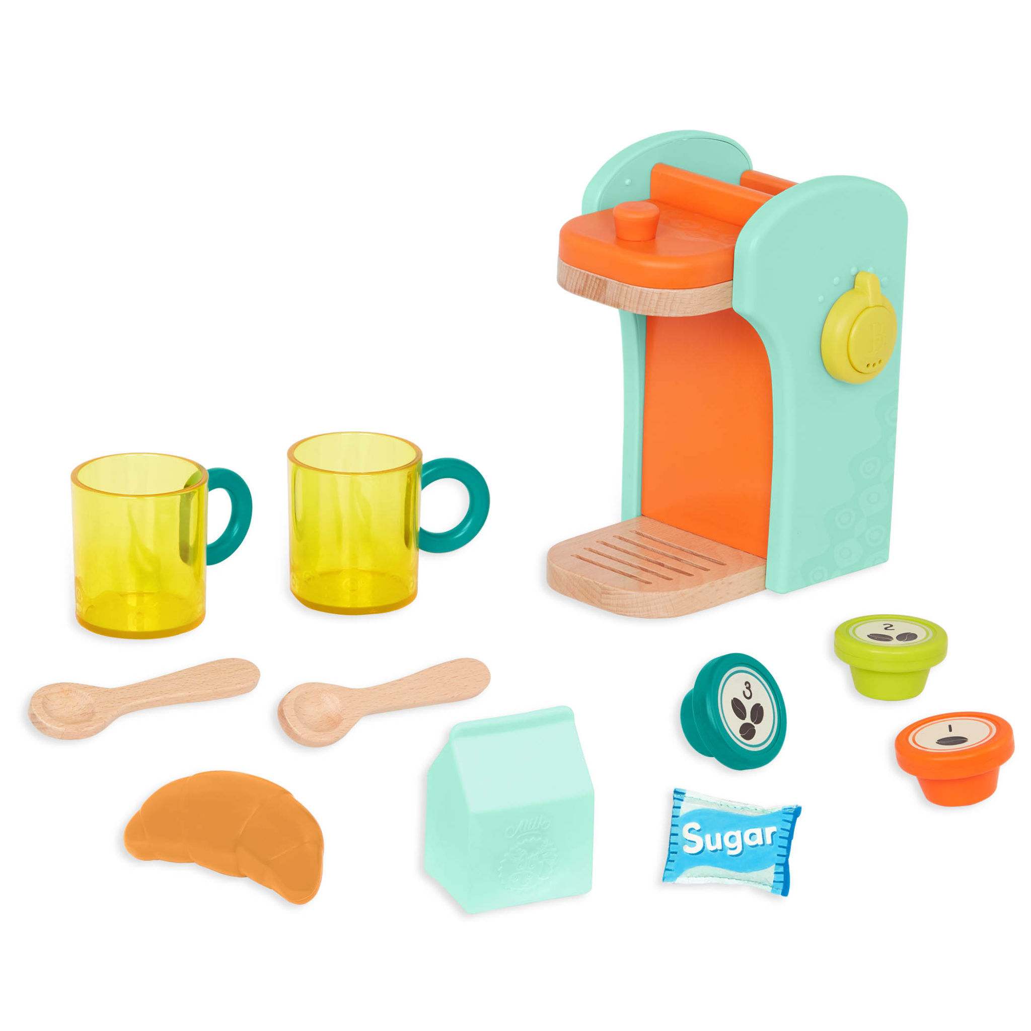 Café au Play | Wooden Coffee Maker Set | B. toys