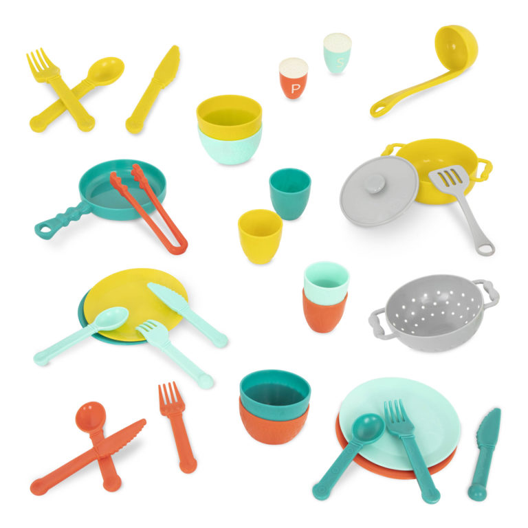 Mini Chef Kitchen Set | Toy Cooking Accessories | B. toys