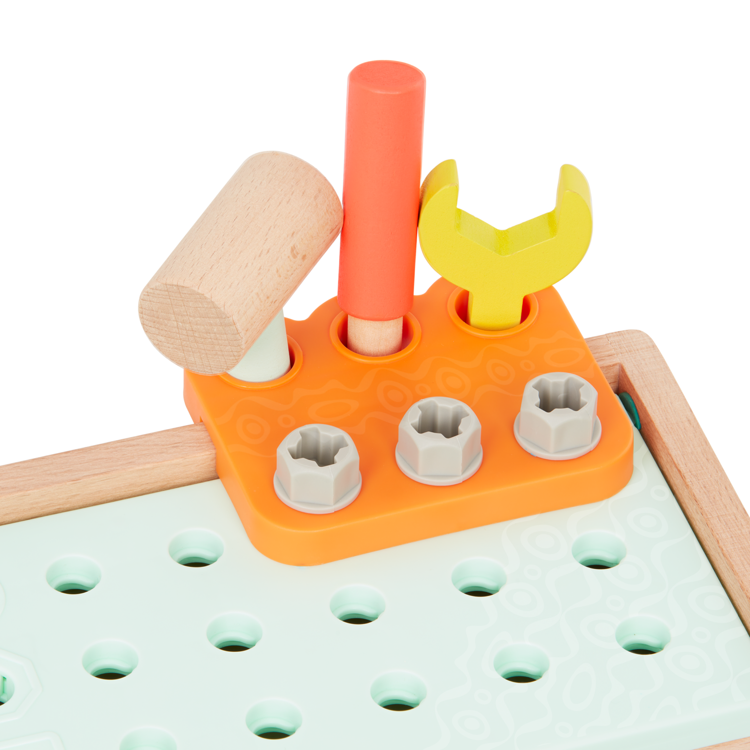 Fix ‘n’ Play Kit | 25-Piece Wooden Tool Box | B. toys