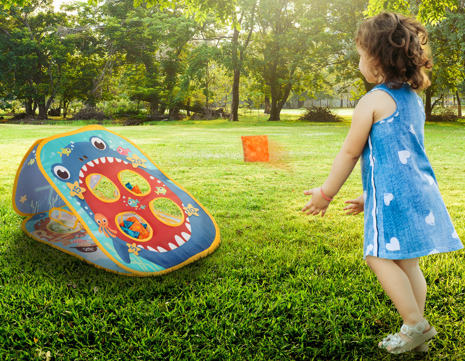 Toss 'n' Score | Bean Bag Toss Game | B. toys