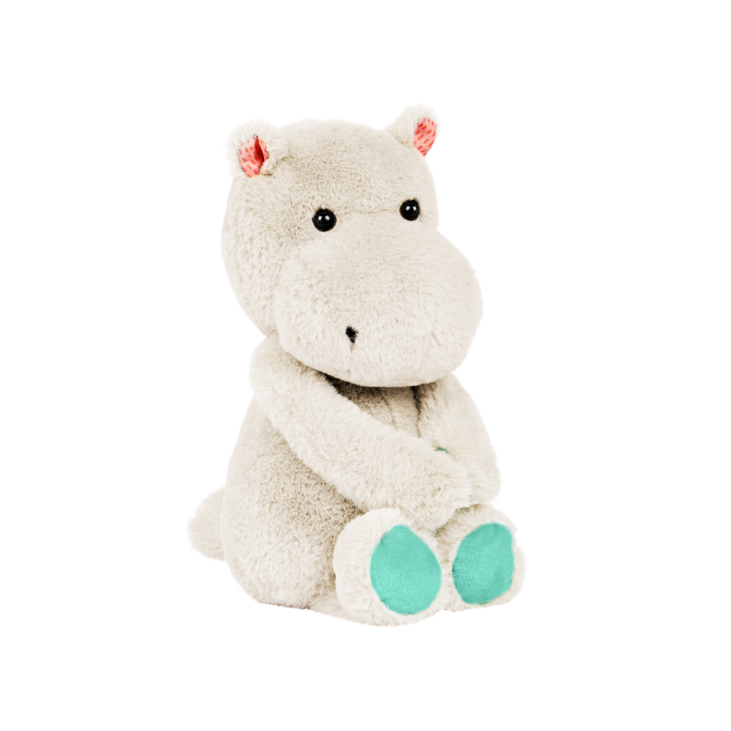 Happyhues - Gerry Grey (Light Gray) | Plush Hippo | B. softies