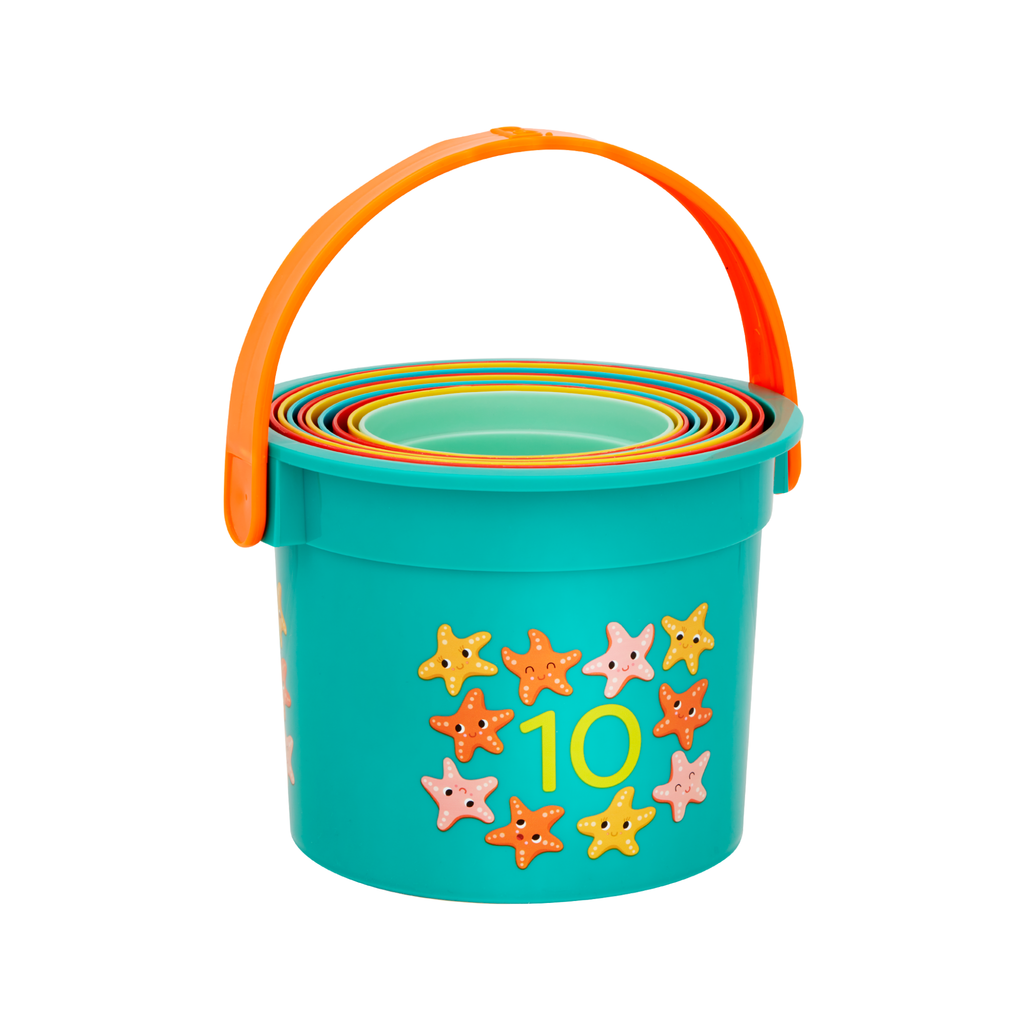 Bazillion Buckets | 10 Stacking Cups | B. toys