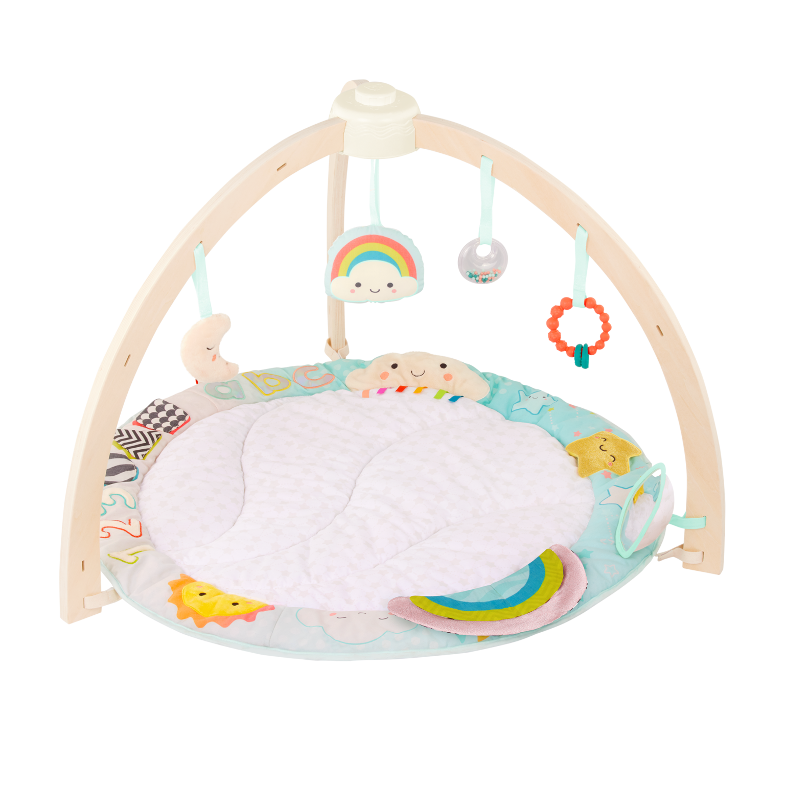 Sunrise to Sunset Baby Gym | Wooden Activity Gym | B. baby