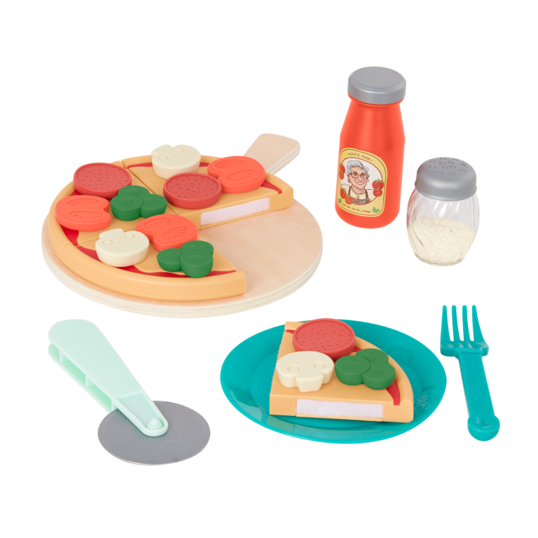 Mini Chef - Pizza-n-Pasta Playset | Play Food Set | B. toys