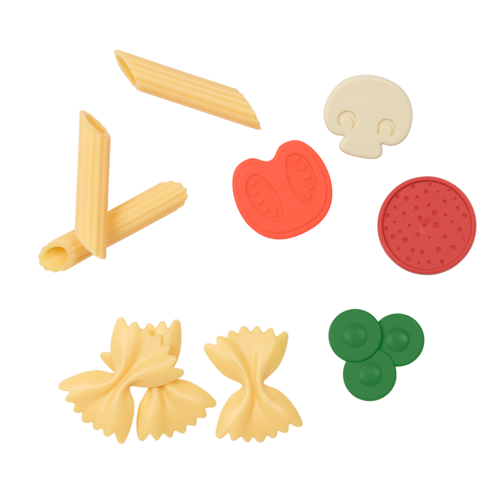 Mini Chef - Pizza-n-Pasta Playset | Play Food Set | B. toys