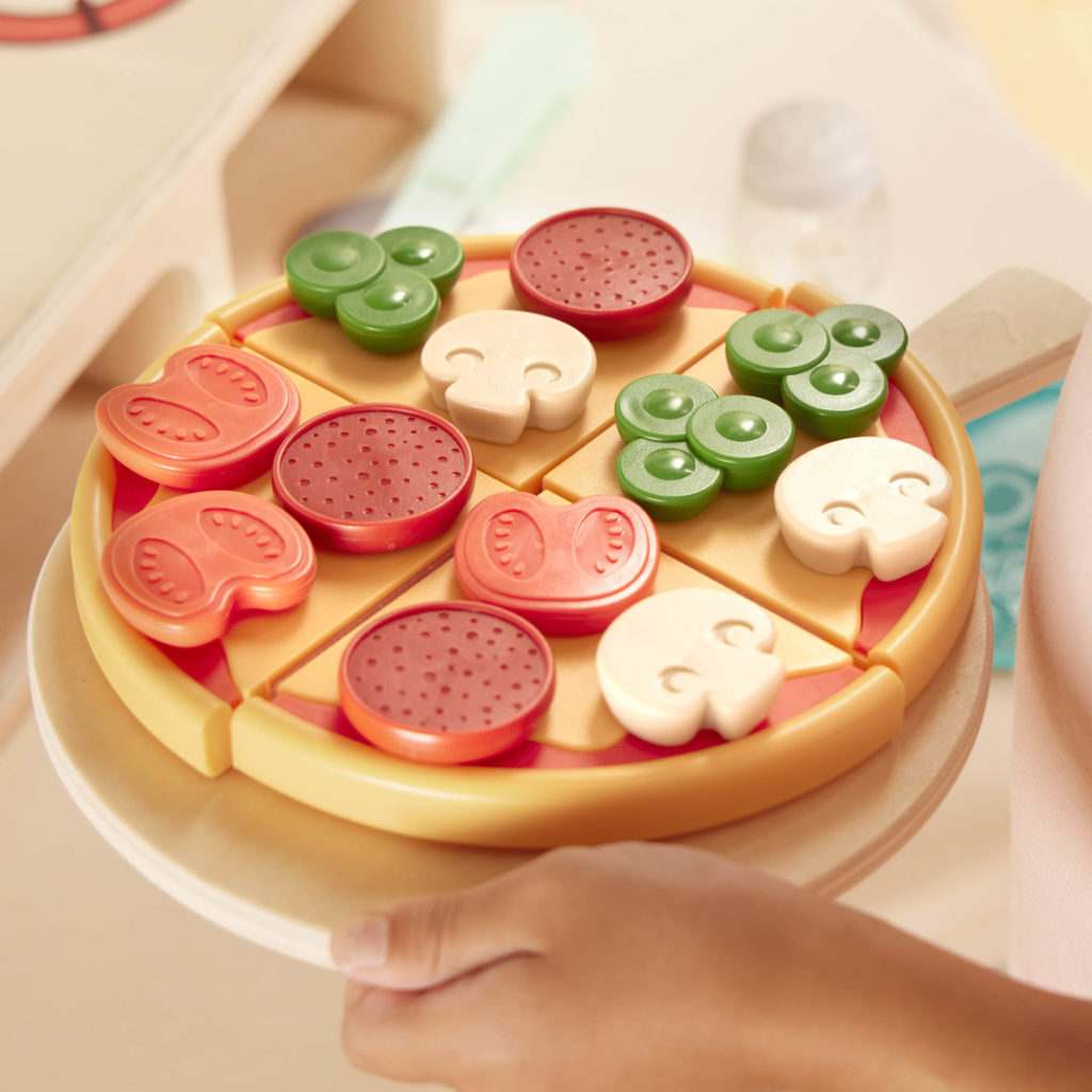 Mini Chef - Pizza-n-Pasta Playset | Play Food Set | B. toys
