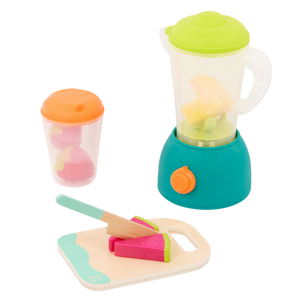 Mini Chef - Fruity Smoothie Playset | Blender Play Set | B. toys