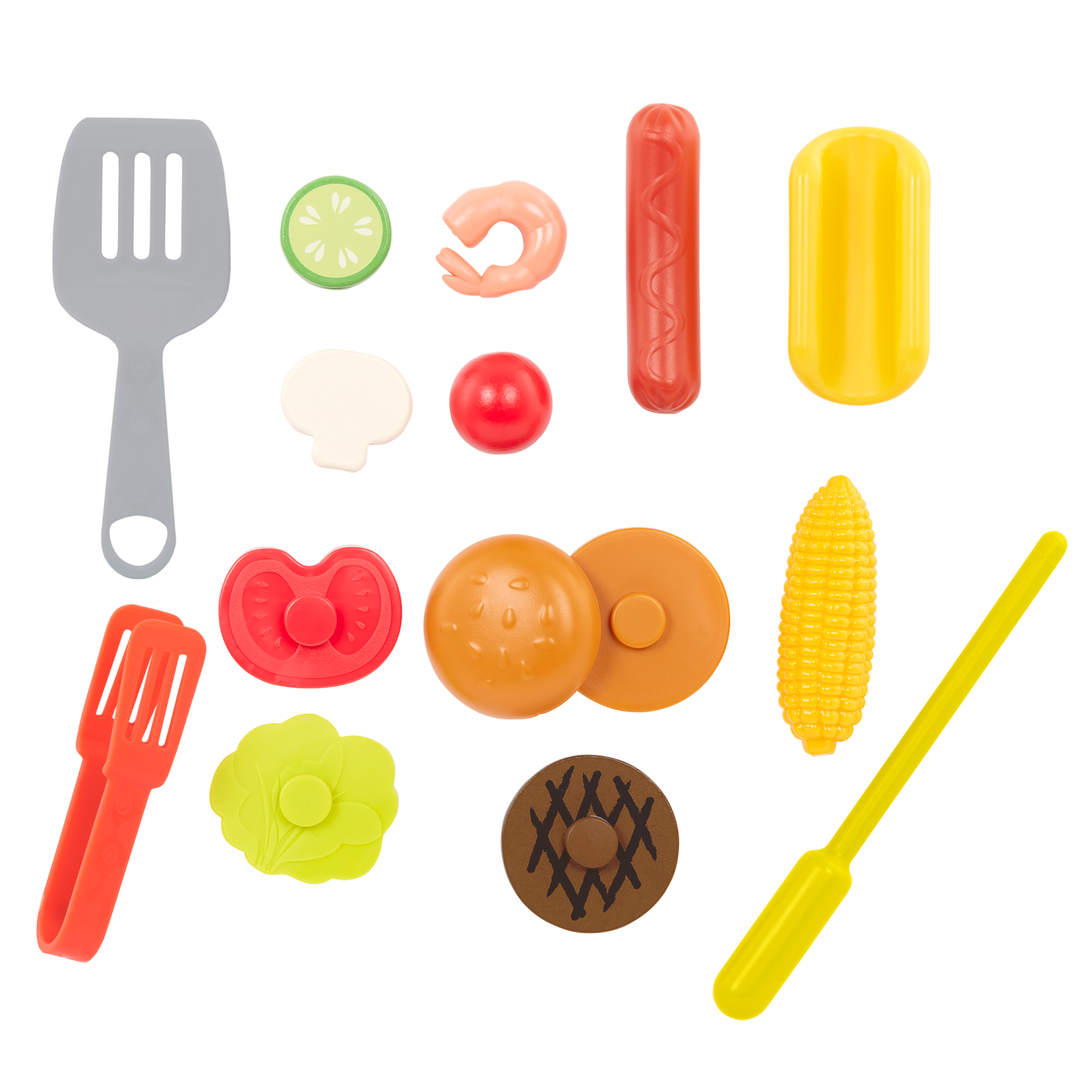 Mini Chef - BBQ Grill Playset | Toy Grill & Play Food | B. toys