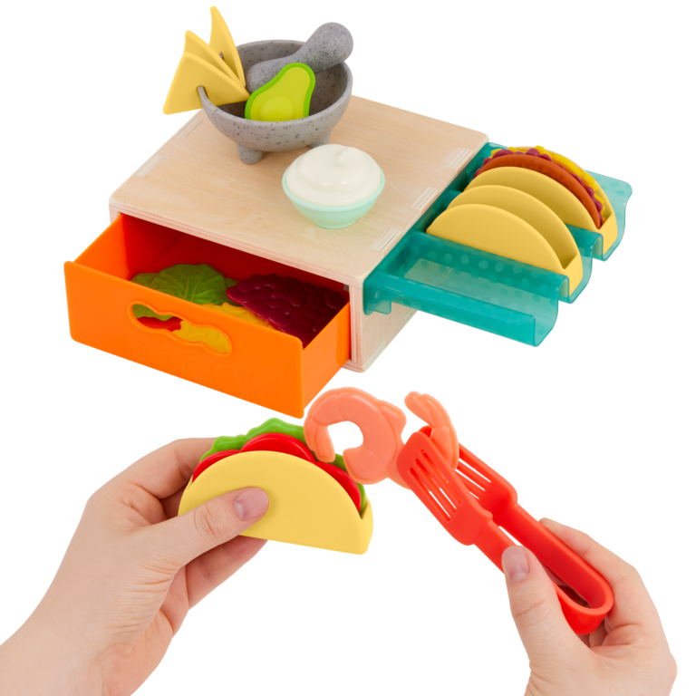Mini Chef - Tiny Taco Playset | Play Food Set | B. toys
