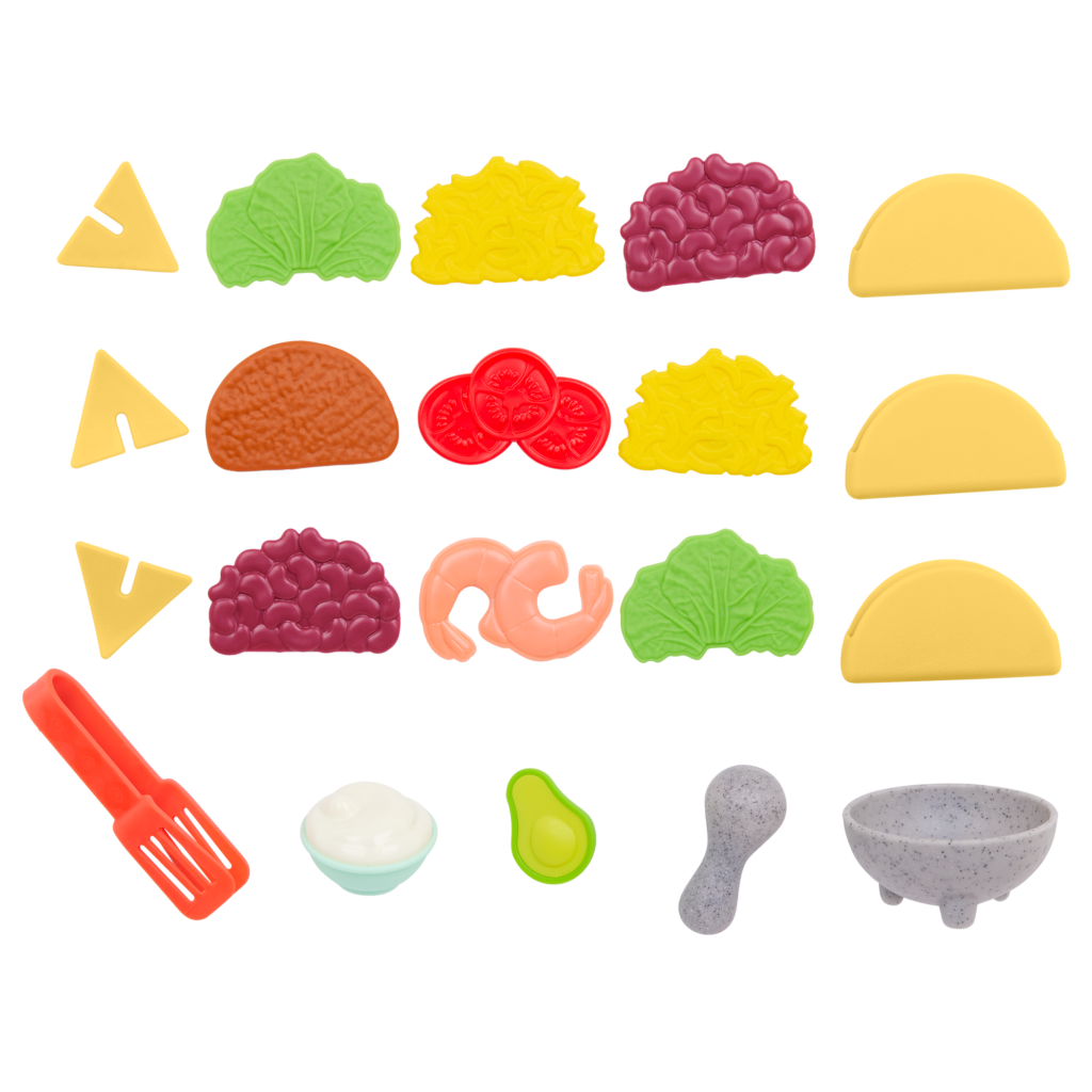 Mini Chef - Tiny Taco Playset | Play Food Set | B. toys