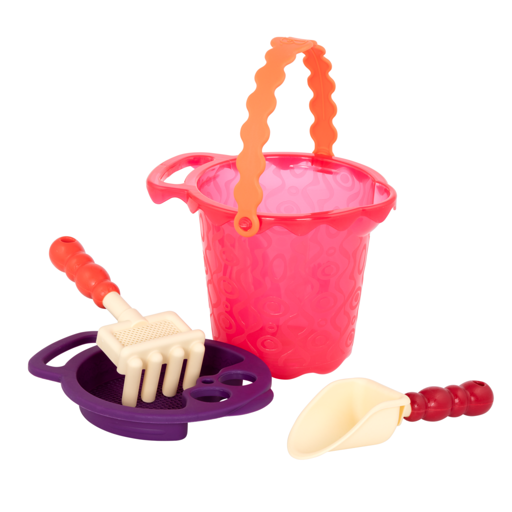 Colossal Cruiser & Sand Ahoy! - Red | Dump Truck & Beach Toys | B. toys