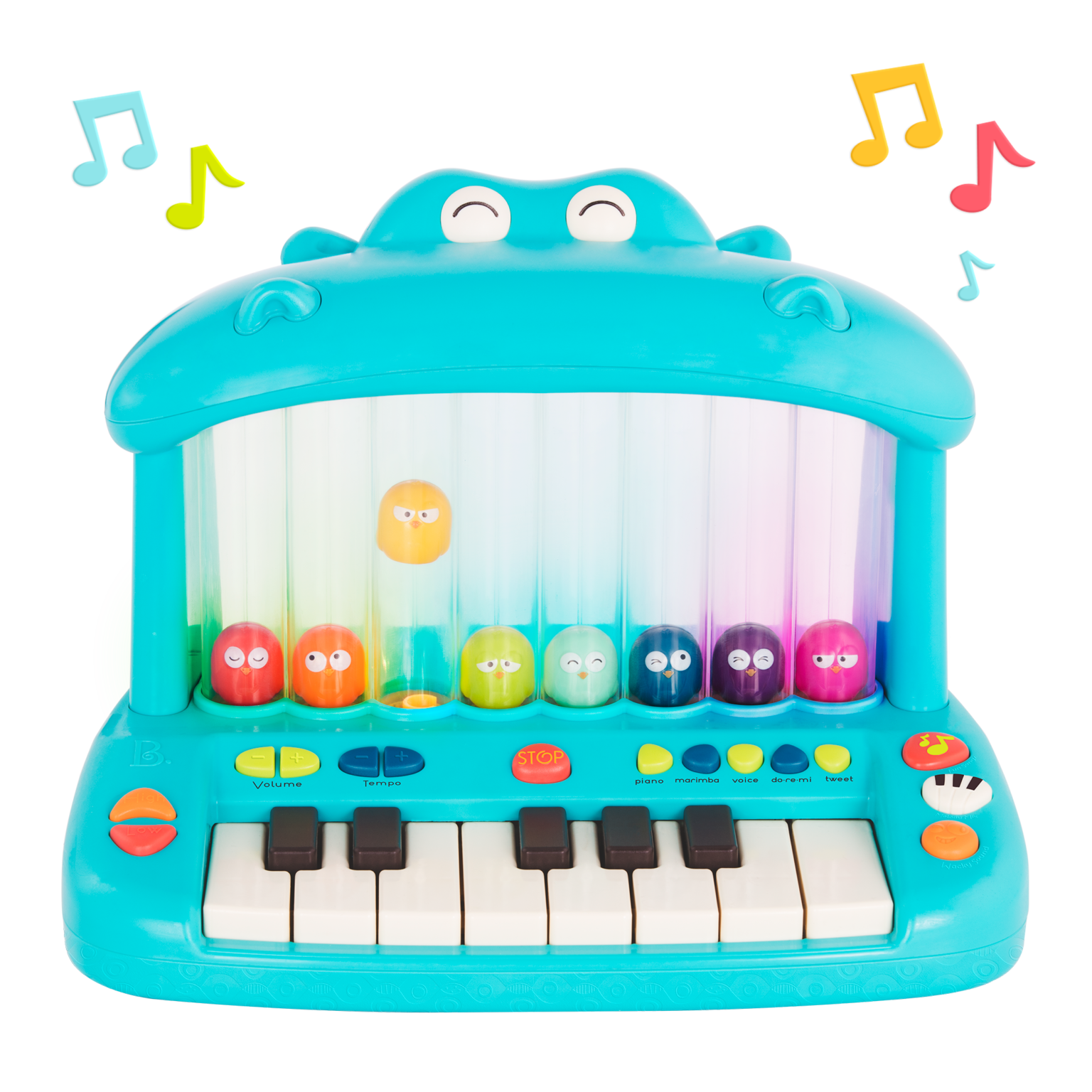 Hippo Pop | Toy Keyboard for Kids | B. toys