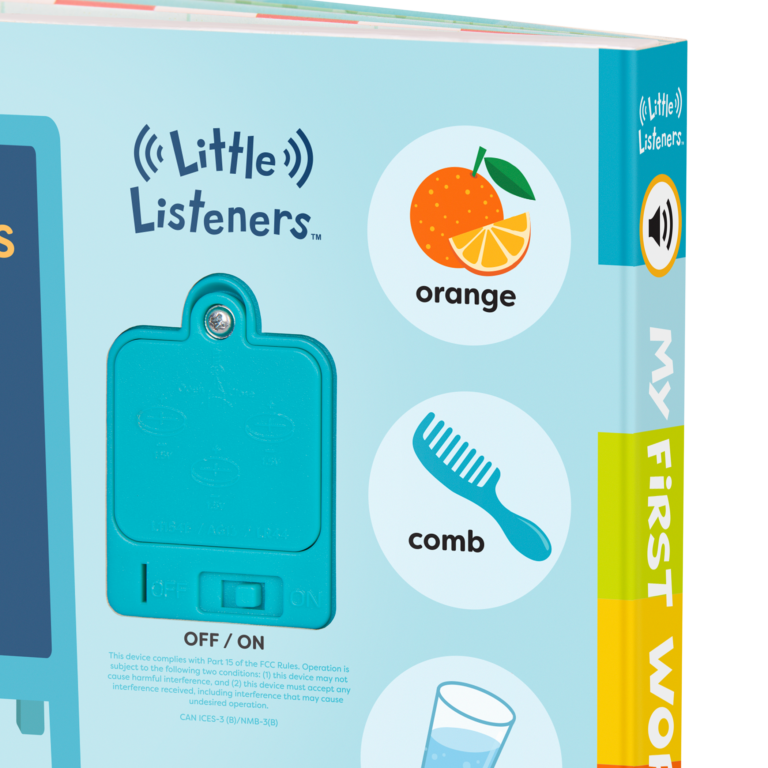 Little Listeners: My First Words | Interactive Audio Board Book | B. toys Little Listeners: My First Words | Interactive Audio Board Book | B. toys