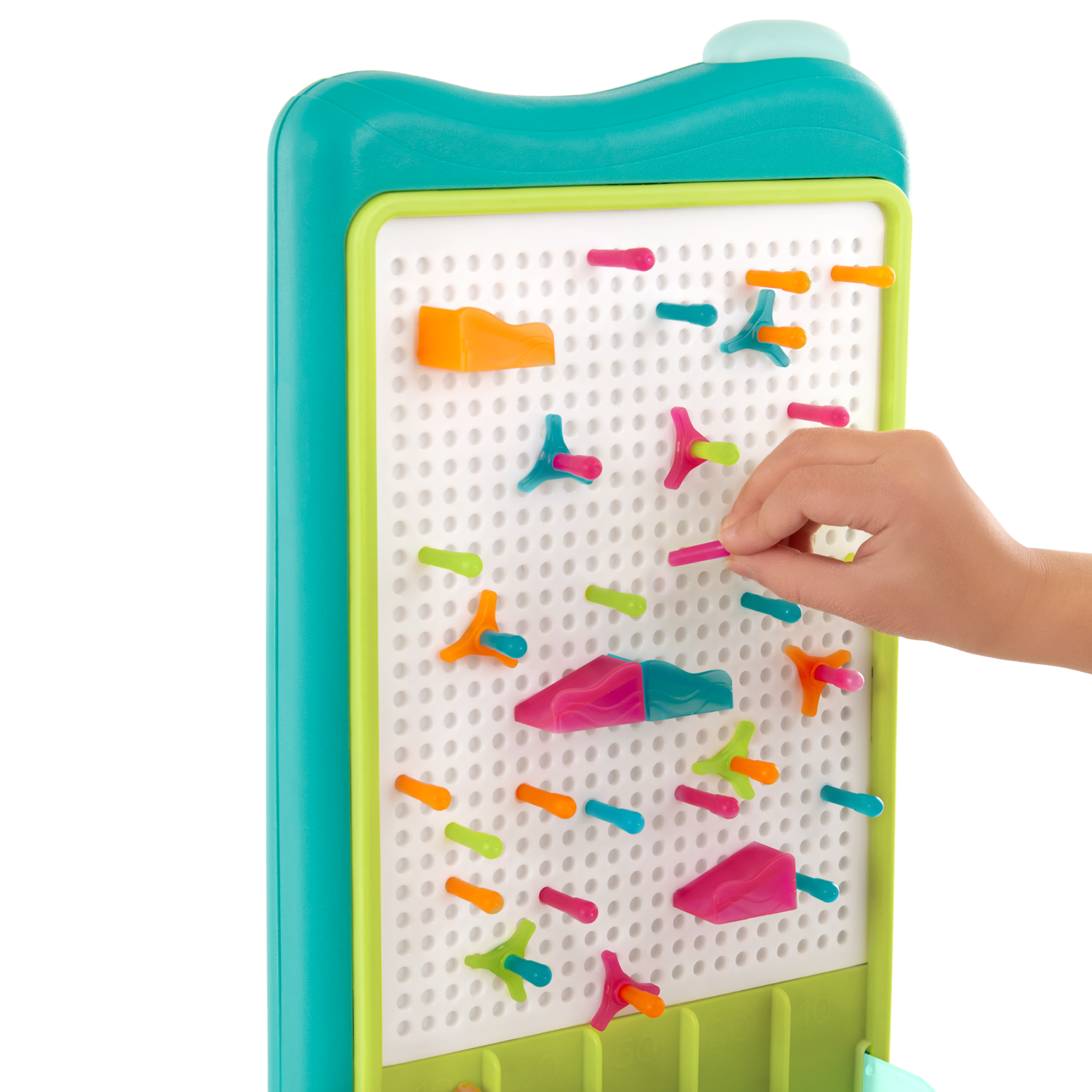 Light-Up Marble Drop | Illuminated Peg Board | B. toys