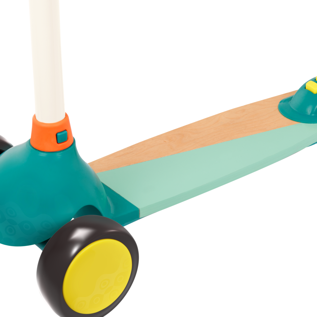 Scooter Fun | Light-up Wooden Scooter | B. toys