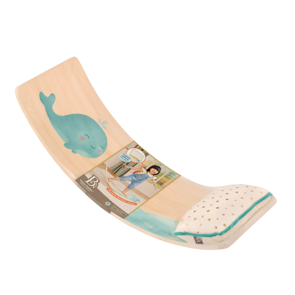 Teeter-Toddler | Wooden Balancing Board | B. spaces