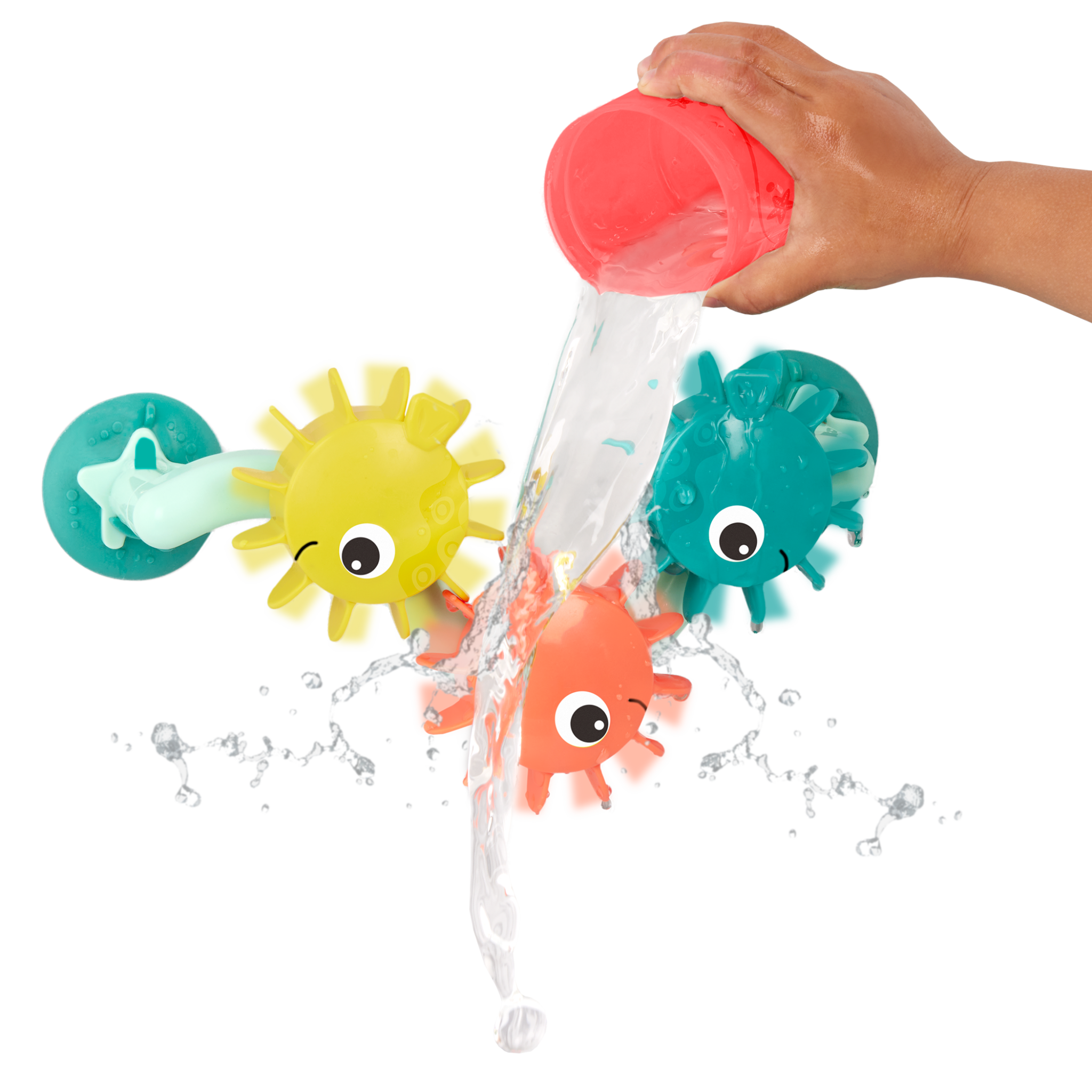 Wonder-full Waterworks | Bath Pump Toy | B. toys
